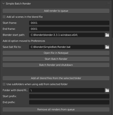 Simple Batch Render Blender Market