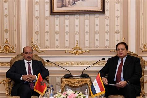 وكيل النواب يستقبل رئيس المستشارين المغربي ويؤكد فلسطين قضية العرب
