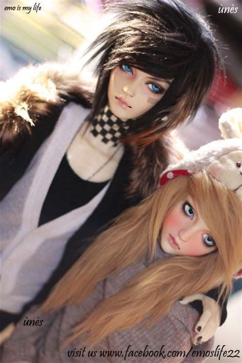 Cute Emo Couple Dolls Couples Doll Bjd Dolls Fashion Dolls