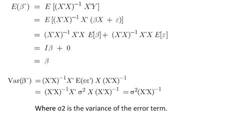 Are The Ols Estimators Normally Distributed In A Linear Regression