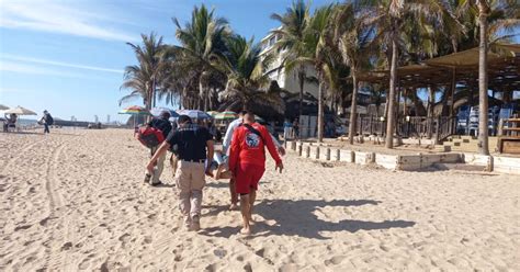 Salvan de morir ahogado a turista en Mazatlán Pero perdió la vida por