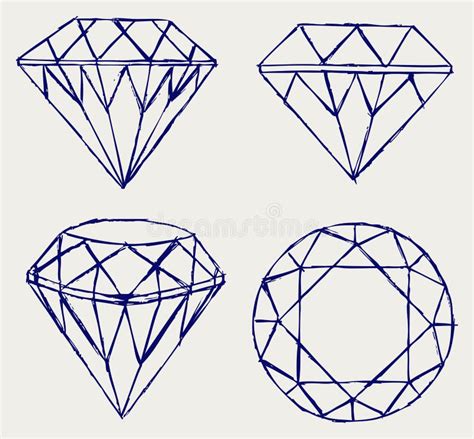 Sketch Pencil Diamond Stock Vector Illustration Of Icon 26513751