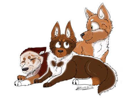 Three Smol Beans By Magikwolfartist On Deviantart