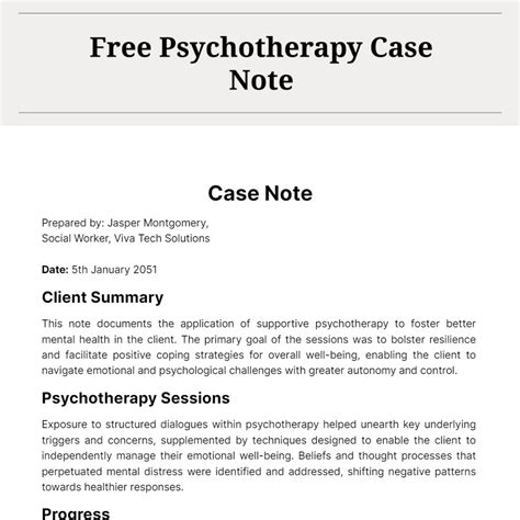 FREE Case Note Templates Examples Edit Online Download