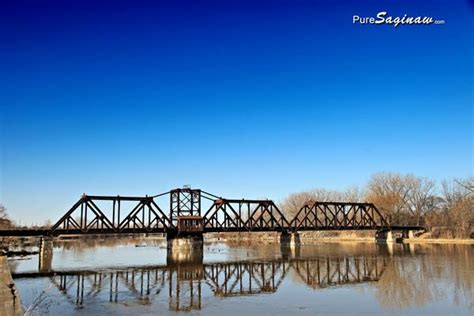 The Old Train Bridge In Saginaw Michigan Pure Saginaw Saginaw
