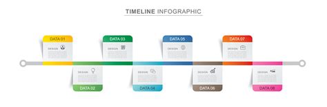 8 데이터 템플릿과 인포 그래픽 사각형 종이 인덱스 벡터 일러스트 추상 배경입니다 워크플로 레이아웃 비즈니스 단계 배너 웹 디자인에 사용할 수 있습니다 8에 대한 스톡 벡터