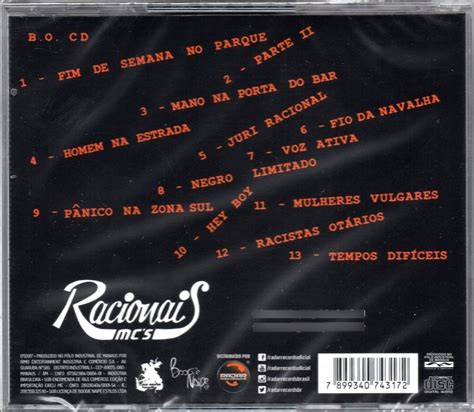 Racionais Mcs 3 Cd 1994 Sobrevivendo No Inferno Cd Duplo MercadoLivre