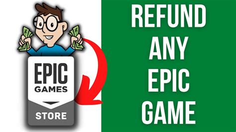 how to refund epic games store games quick method youtube