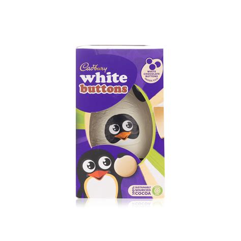 Cadbury White Chocolate Buttons Egg 98g Spinneys Uae