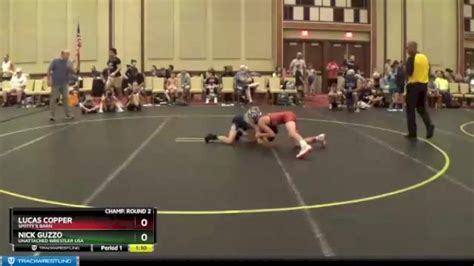 78 Lbs Champ Round 2 Nick Guzzo Unattached Wrestler Usa Vs Lucas Copper Smitty`s Barn