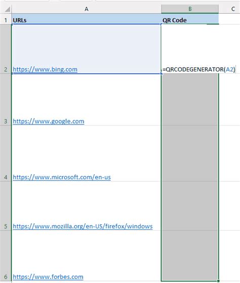 How To Create Qr Codes In Excel Easy Ways