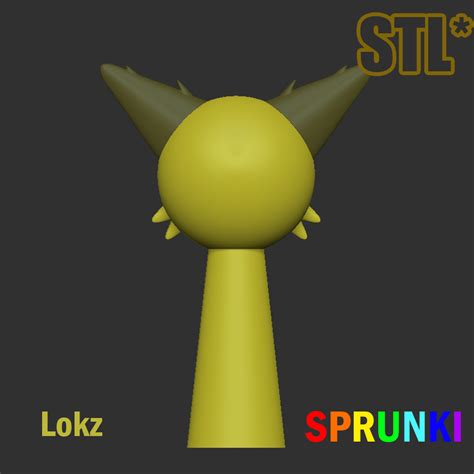 Stl File Sprunki 3d Incredibox Lokz Sprunki Stl 3d Character Fanart 🦸