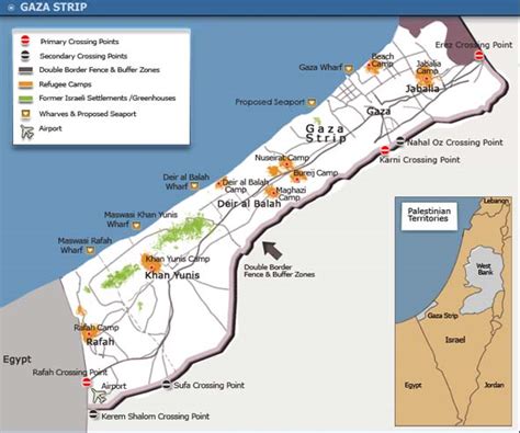 Gaza Er ~ Map In And Out Of Gaza Wide Angle Pbs