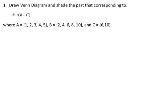 Solved Draw Venn Diagram And Shade The Part That Chegg