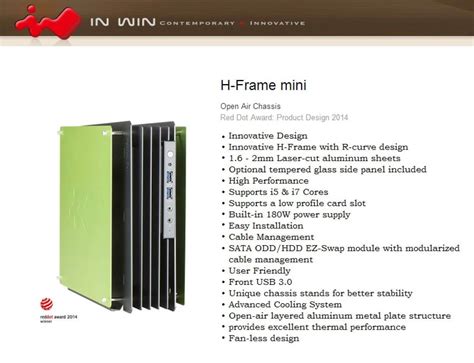Chassis My Inwin Mini Itx Signature Series ~ H Frame Facebook