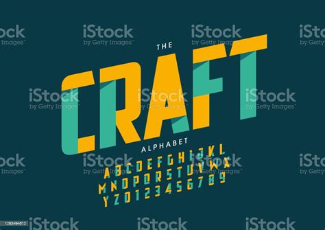 공예 알파벳 공예에 대한 스톡 벡터 아트 및 기타 이미지 공예 단순함 도시 생활 Istock