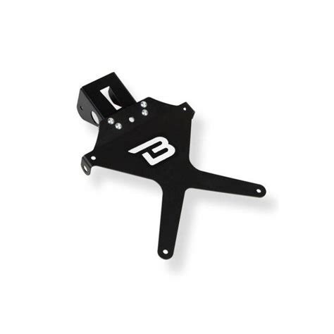 Support De Plaque Inclinable BARRACUDA Aluminium Inox Pour Aprilia Dorsoduro