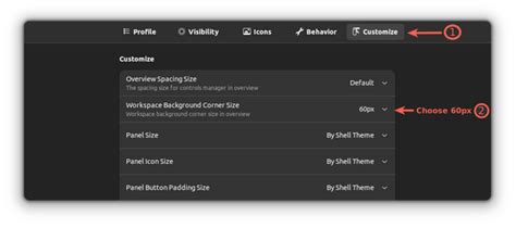 Customizing GNOME With Just Perfection Extension