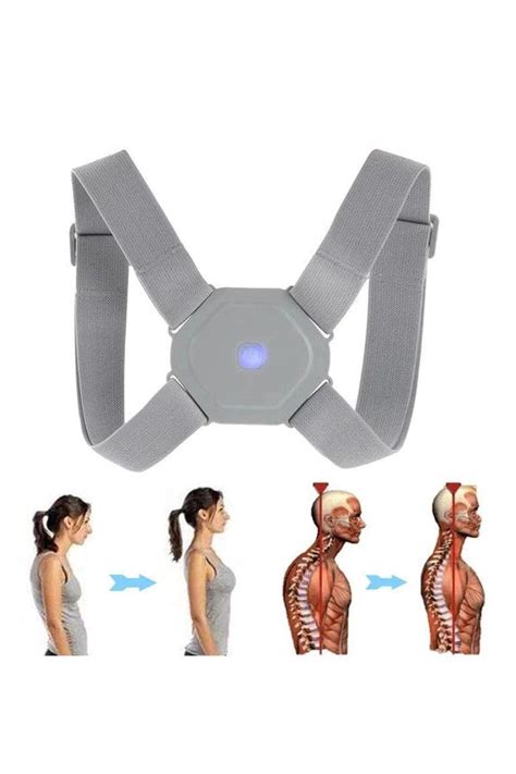 Posture Corrector With Intelligent Sensor Vibration Reminder Adjustabl — Posture Corrector With Intelligent Sensor Vibration Reminder Adjustabl —