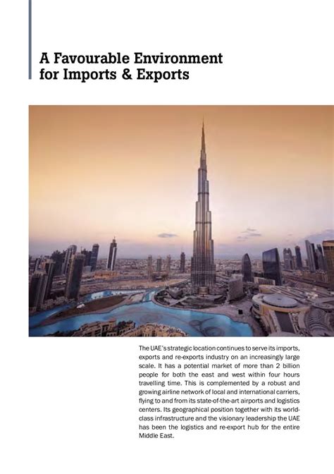 Uae Imports And Exports Guide