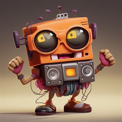 Boombox Character Concept Art Largest Oasis Of Ai Art