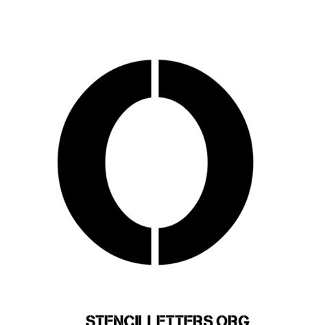 Simple Basic Caps Free Printable Letter Stencils With Outline Cutout