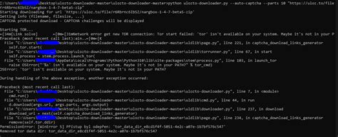 ulozto downloader nefunguje na windows 10 · issue 70 · setnicka ulozto
