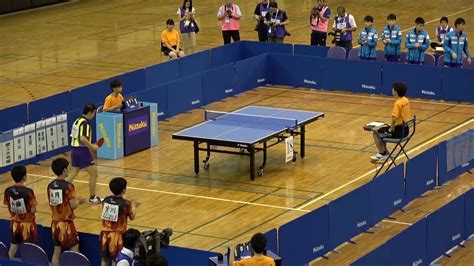 2019年ih 卓球 男子 学校対抗 決勝 愛工大名電（愛知）vs 野田学園（山口） Youtube