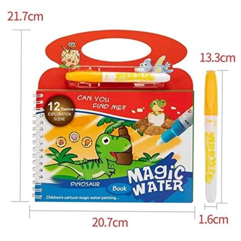قیمت و خرید بازی آموزشی رنگ آمیزی مدل مجیک واتر طرح حیوانات دریایی و دایناسور ها مجموعه 2 عددی