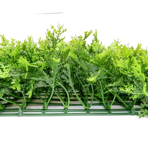 China Uv Protection Artificial Foliage Grass Wall Panels Plastic Greeny