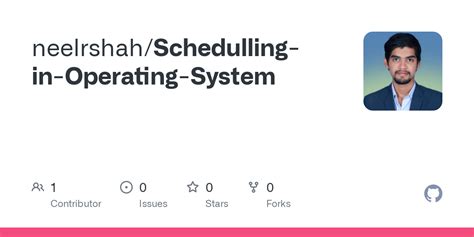 GitHub Neelrshah Schedulling In Operating System