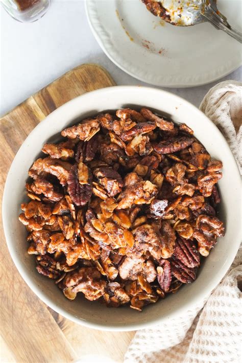 Simple Sweet Candied Nuts Recipe Peanutswirls