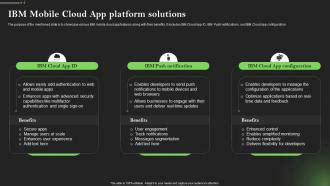 Ibm Mobile Cloud App Platform Solutions Comprehensive Guide To Mobile Cloud Computing PPT Template