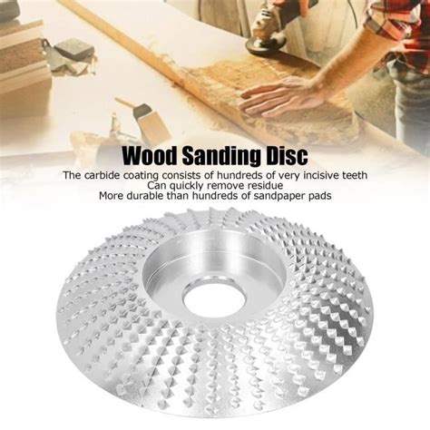 Disque de meuleuse d angle MAD Meule Accessoire Carbure de bois Disque de façonnage de