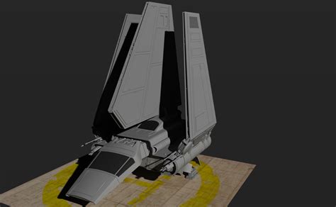 172 And 1144 Lambda Class Shuttleshuttle Tydirium・ 3d File For 3d Printing・cults