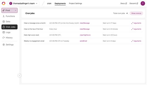 Cron Jobs Convex Developer Hub