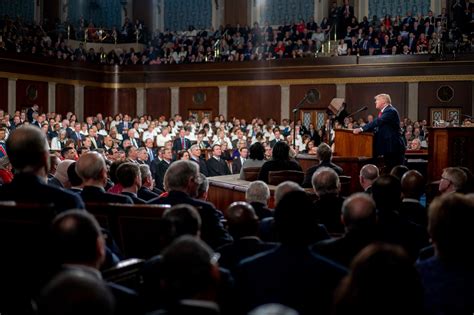 Trump Touts Military Rebuilding Space Force Strikes Against Terror