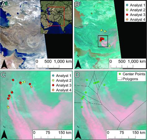Modis Imagery Of A Dust Storm That Occurred On July 9 2013 At 0925 Utc