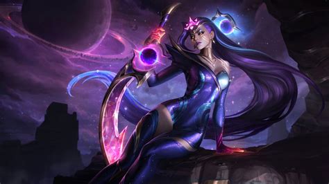 5632b Dark Cosmic Diana Prestige Lol Skin Splash Art 8k