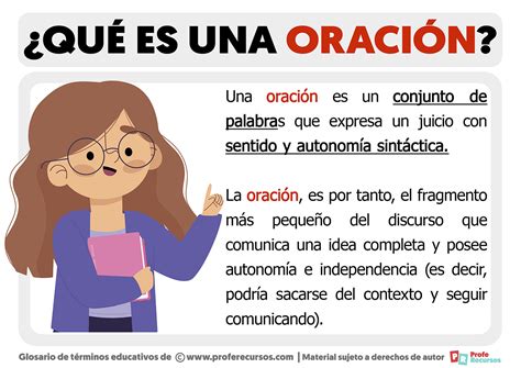 Que Es Una Oracion Y Cuales Son Sus Caracteristicas Bien Explicado