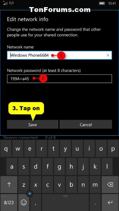 Mobile Hotspot Turn On Or Off On Windows Mobile Phone Tutorials