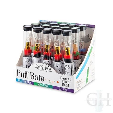 Randys Puff Bats 15ct Display Glass House Distro