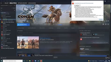 conan on steam cant started pc bug reports funcom forums