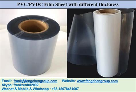 두께가 다른 Pvc Pvdc 필름 시트 제조사 및 공급 업체 가격 Fengchen
