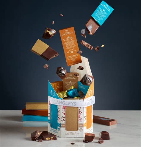 Langleys Rocky Road Luxury Chocolate Handmade In Cornwall