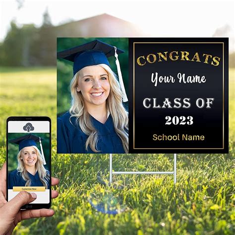 Personalized Graduation Sign Class Of 2024 Graduation