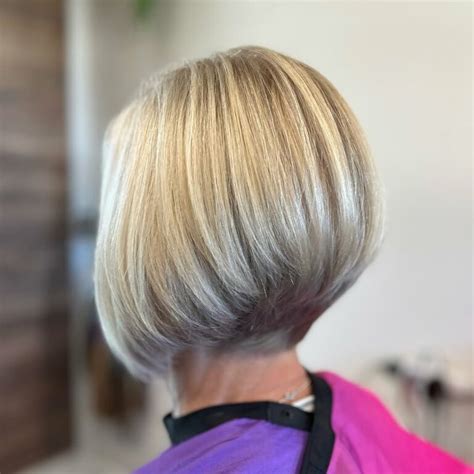 13 Sassy And Volume Boosting Layered Stacked Bob Haircuts