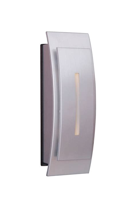 Contemporary Curved Lighted Push Button Foter
