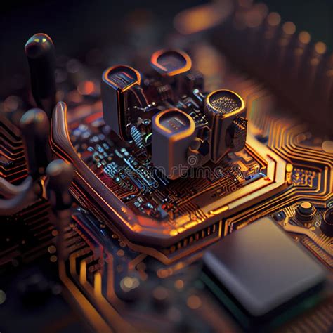 Central Computer Processors CPU Concept Motherboard Digital Chip Technology Science Background