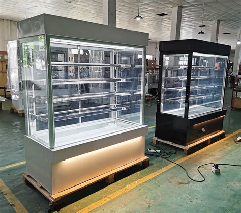 15m 5 Layers Cake Display Refrigerator Square Glass Pastry Chiller Display